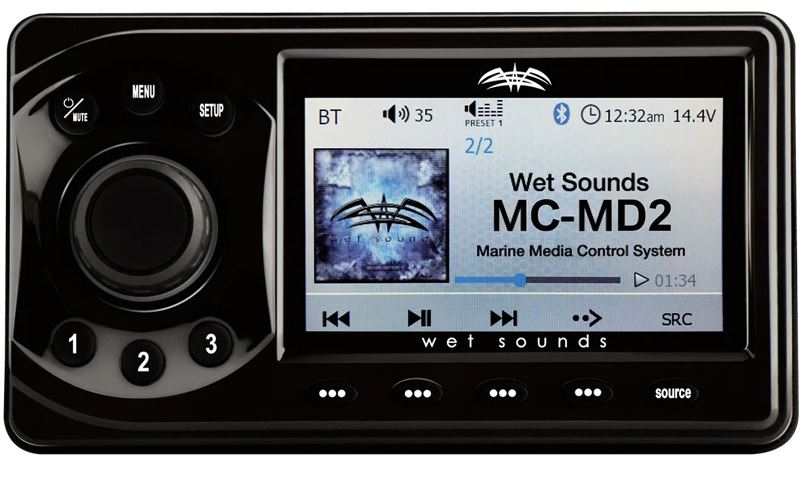 MC-MD 2 | Wet Sounds Secondary TFT Full Screen Display For Use With Th ...